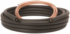 national brand alternative 61230500 standard air conditioner line set, 3/8" liquid line x 3/4" suction line with 3/4" insulation, 50' long