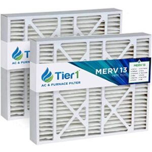 tier1 20x25x5 merv 13 replacement for white-rodgers fr2000u-108 air filter 2 pack