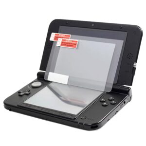 ostent top+bottom clear screen protector lcd film guard skin for nintendo 3ds ll/xl pack of 3