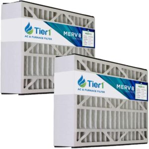 tier1 replacement for lennox x8788 20x26x5 merv 8 pleated air conditioner/furnace filter 2-pack