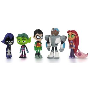 Teen Titans Go Teen Titans Action Figure (6-Pack), 2"