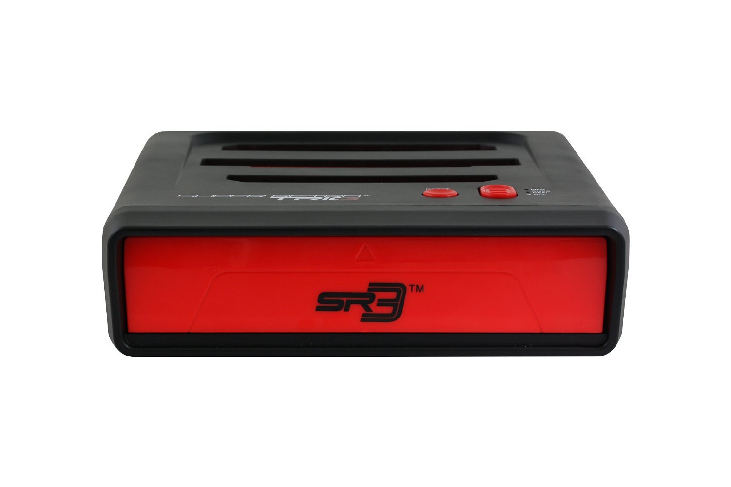 Retro-Bit Super RetroTRIO Console NES/SNES/Genesis 3-In-1 System - Red/Black