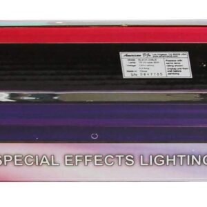 2 American DJ BLACK-24BLB 24" UV Black Pro Blacklight Dorm Party Light Fixtures