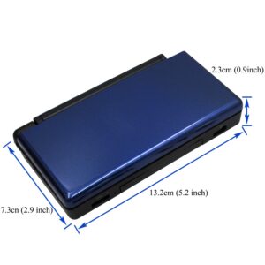 OSTENT Full Repair Parts Replacement Housing Shell Case Kit for Nintendo DS Lite NDSL (Blue and Black)