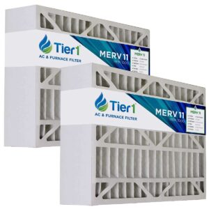 tier1 16x26x5 merv 11 replacement for lennox air filter 2 pack