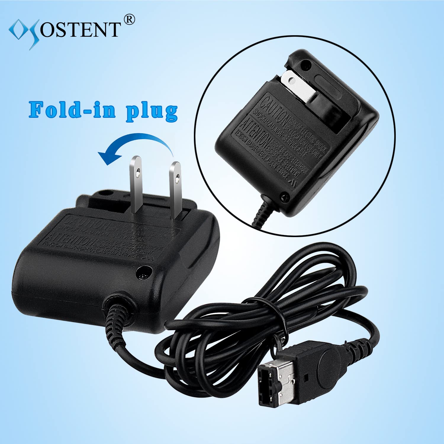 OSTENT US AC Home Wall Power Supply Charger Adapter Cable for Nintendo DS NDS GBA SP