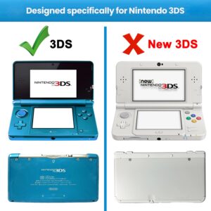 OSTENT Ultra Clear Screen Guard Film LCD Protector for Nintendo 3DS Pack of 3