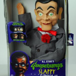 Slappy Dummy, Ventriloquist Doll “Star of Goosebumps”, Famous Ventriloquist Dummy. Has Glow in The Dark Eyes. Bonus E-Book 'How to Be a Ventriloquist'