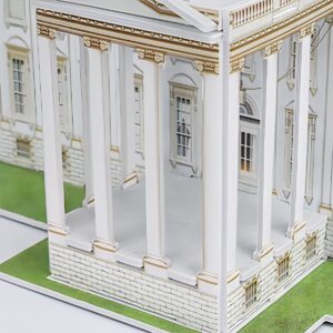 Liberty Imports The White House 3D Puzzle - Architectural Puzzles for Adults and Kids - Building Model DIY Kit, 35 Pieces