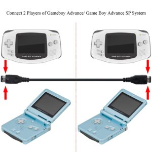 OSTENT 2 Player Game Link Connect Cable Cord for Nintendo Gameboy Advance GBA SP Console