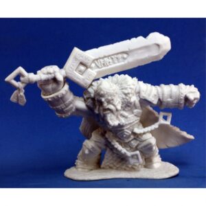 reaper skorg ironskull, fire giant kin (1) miniature