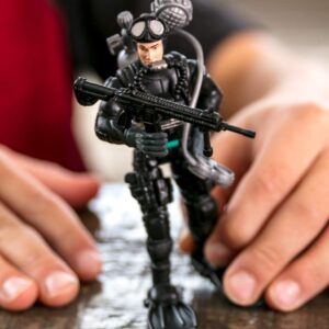 United States Navy Seal Figure Playset with Accessories and Combat Rubber Raiding Craft