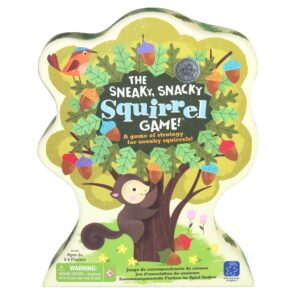 educational insights the sneaky, snacky squirrel game for preschoolers & toddlers, game for boys & girls, ages 3+ in frustration free packaging