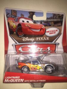 disney pixar cars kmart exclusive - lightning mcqueen with metallic finish