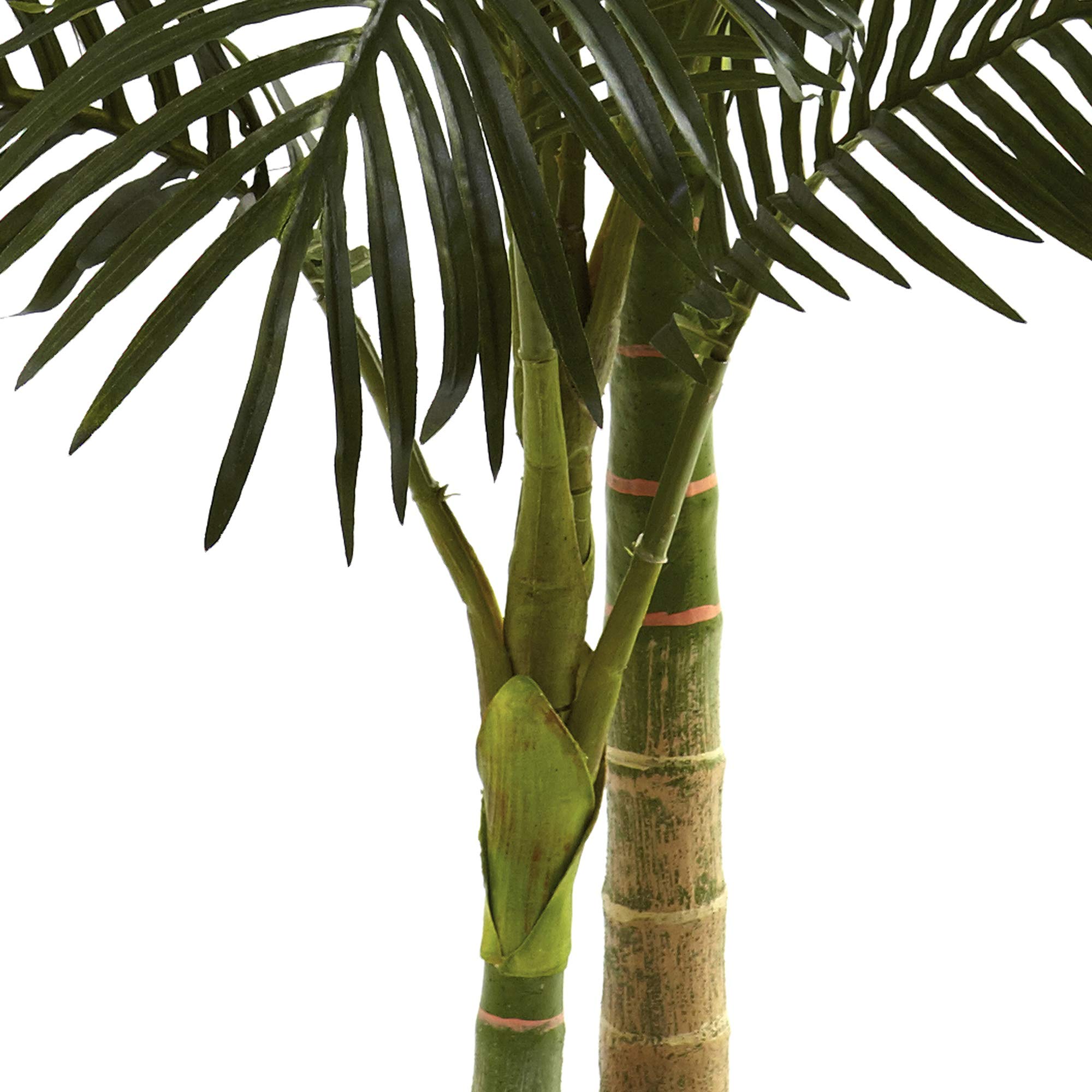 Nearly Natural 5ft. Golden Cane Palm Artificial Tree, Green