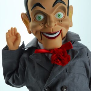 Slappy Dummy, Ventriloquist Doll “Star of Goosebumps”, Famous Ventriloquist Dummy. Has Glow in The Dark Eyes. Bonus E-Book 'How to Be a Ventriloquist'