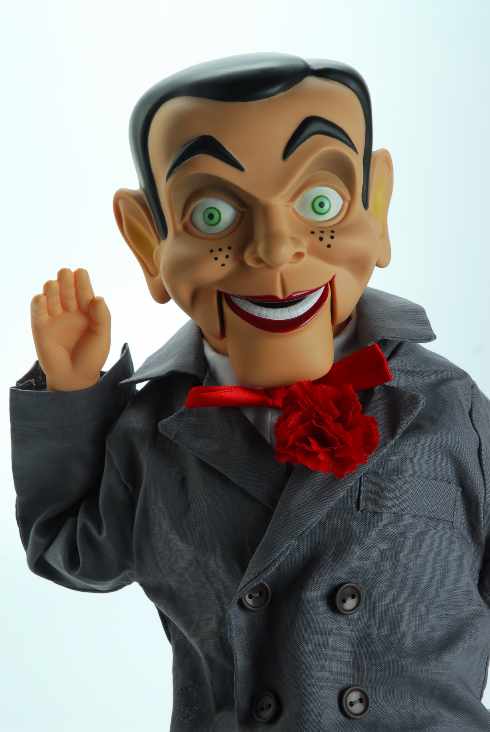 Slappy Dummy, Ventriloquist Doll “Star of Goosebumps”, Famous Ventriloquist Dummy. Has Glow in The Dark Eyes. Bonus E-Book 'How to Be a Ventriloquist'