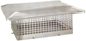 the forever cap ccss1418 13 x 17-inch stainless steel 5/8-inch spark arrestor mesh chimney cap