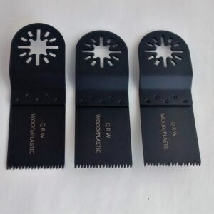 3 Pack Universal Wood Cutting Japan Teeth HCS Blade for Fein Multimaster, Ridgid, Bosch, Chicago, Milwaukee, Etc.