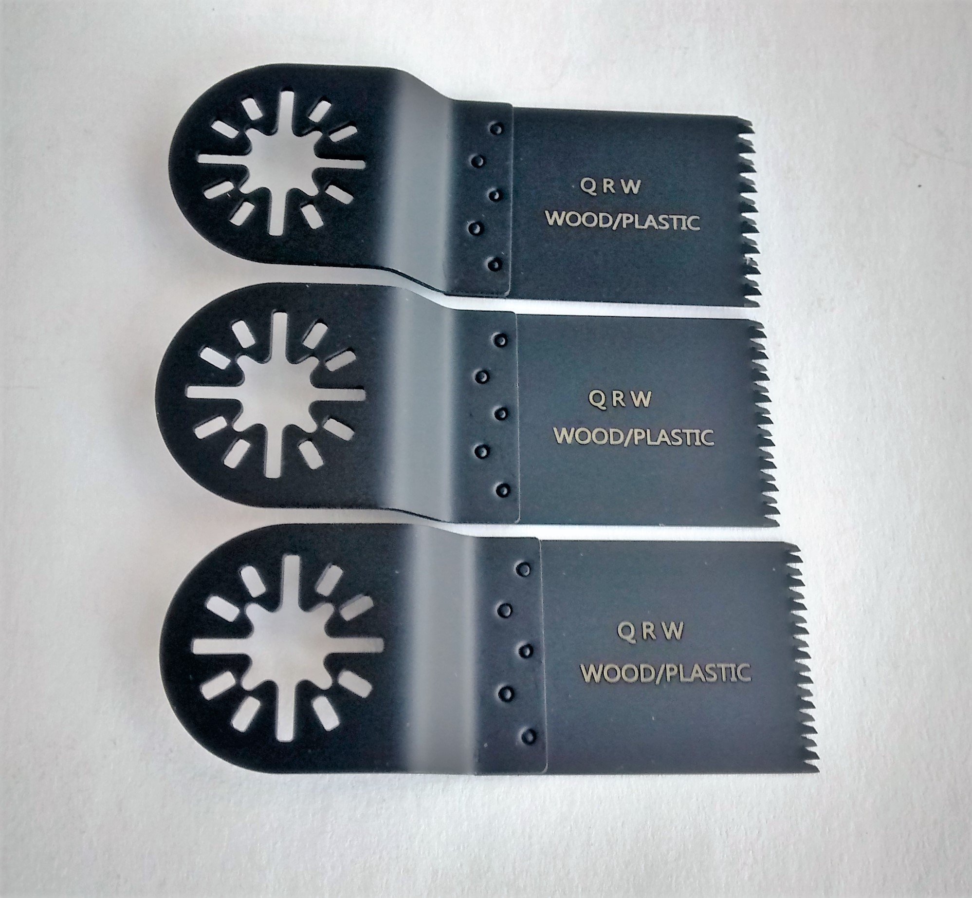 3 Pack Universal Wood Cutting Japan Teeth HCS Blade for Fein Multimaster, Ridgid, Bosch, Chicago, Milwaukee, Etc.