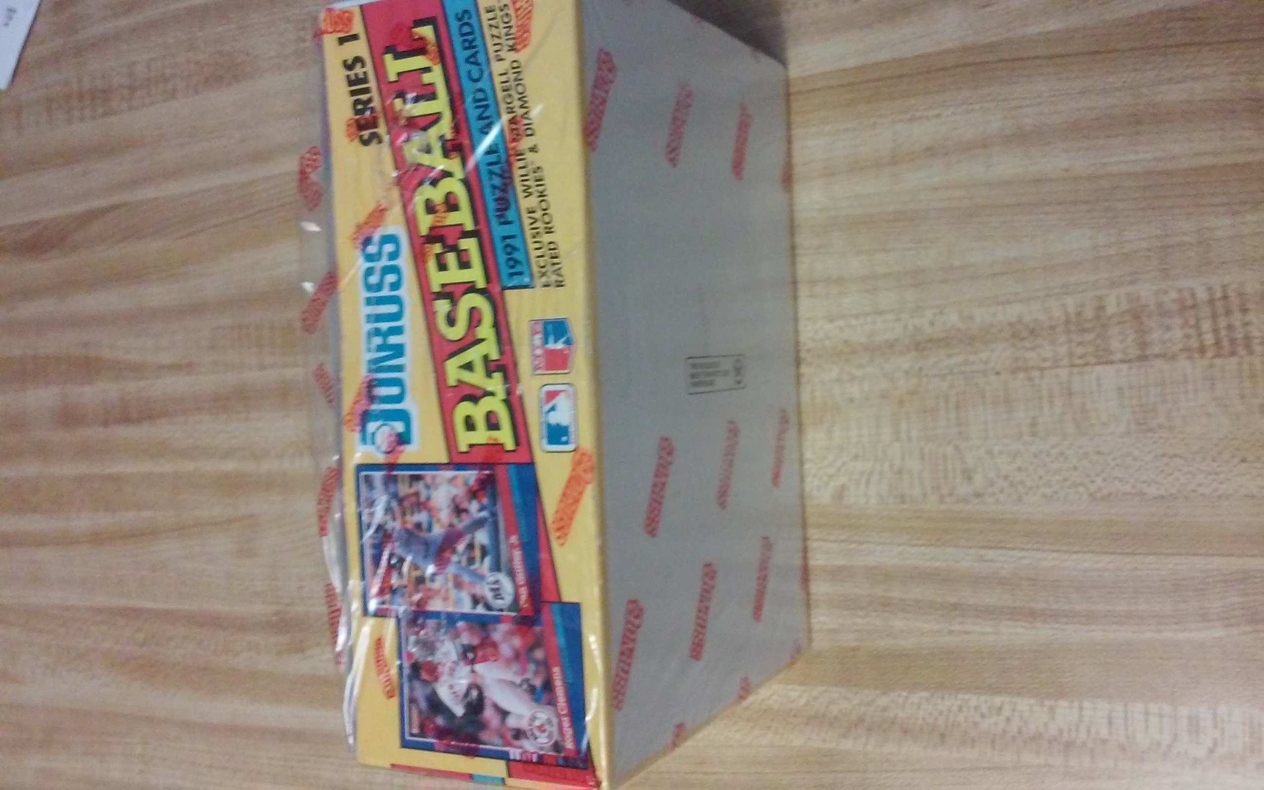 Donruss 1991 Series 1 Baseball Card Pack Factory Sealed Box