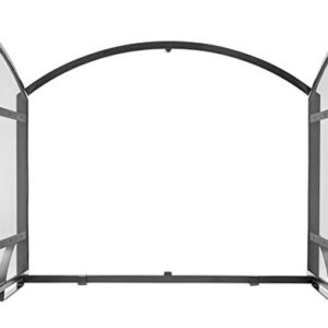 Pleasant Hearth Harper Arched Fireplace Screen with Doors