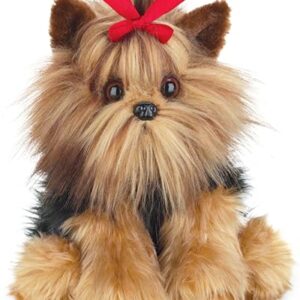 Bearington Collection Chewie The Yorkie Stuffed Dog, 13 Inch Realistic Stuffed Animal