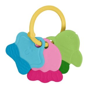 green sprouts Teething Keys | Encourages whole learning | Durable material made from safer plastic, Easy to hold & shake, Playful rattle sound