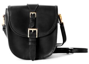 isaac mizrah jane crossbody genuine leather camera and tech bag in genuine leather