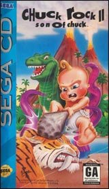 chuck rock ii: son of chuck (sega cd, 1993)