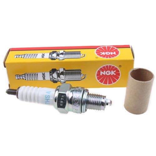 NGK-CR7HSA Spark Plug for 50cc 70cc 90cc 110cc 125cc 150cc ATV Dirt Bike Go Kart Moped Scooter Pit Bike Quad Bikes