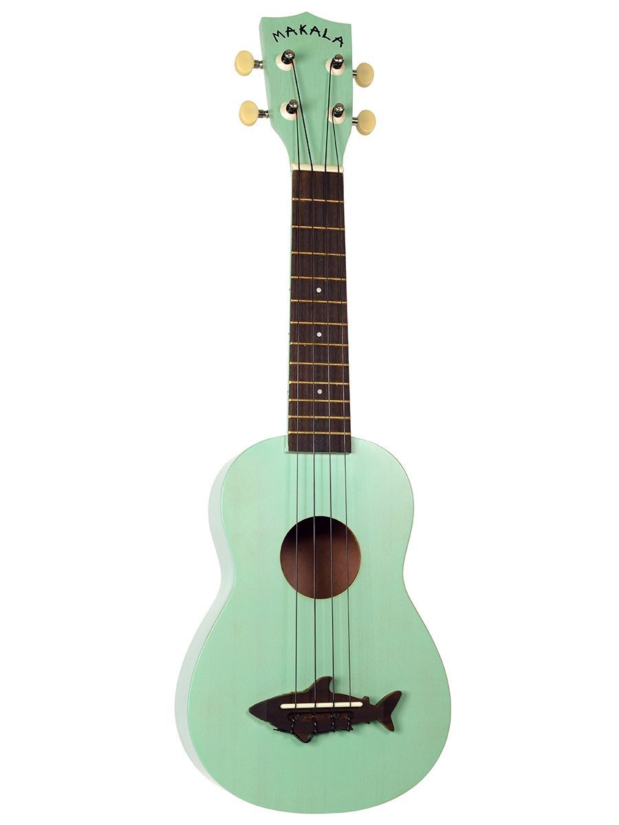 Makala Surf Green Shark Soprano Ukulele by Kala (MK-SS/GRN)