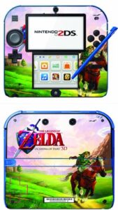 ocarina of time game skin for nintendo 2ds console