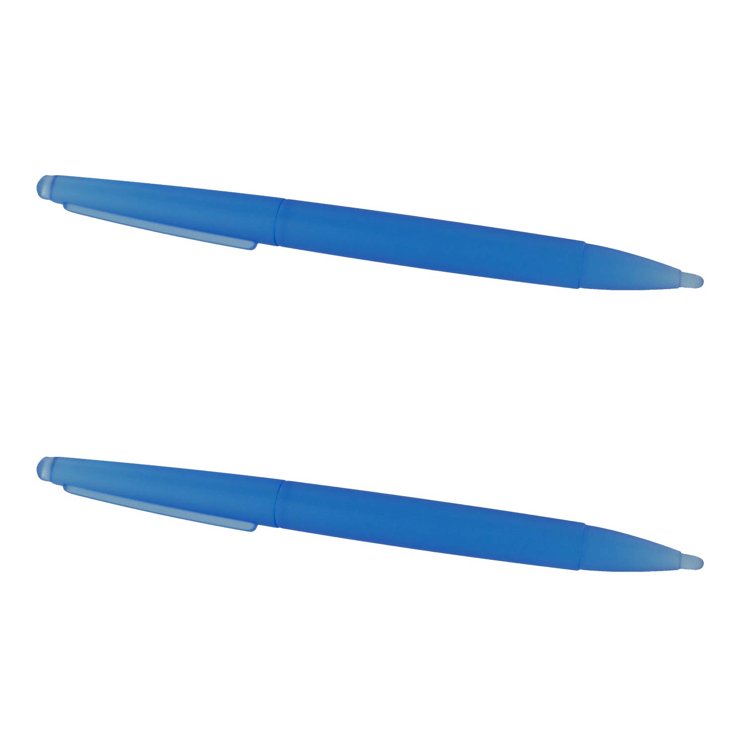 Assecure Large Semi Transparent Stylus Pens for Nintendo DS Family - 2 Pack Blue | ZedLabz