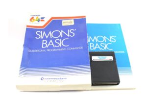 commodore simons basic 64 c64 with box & manual