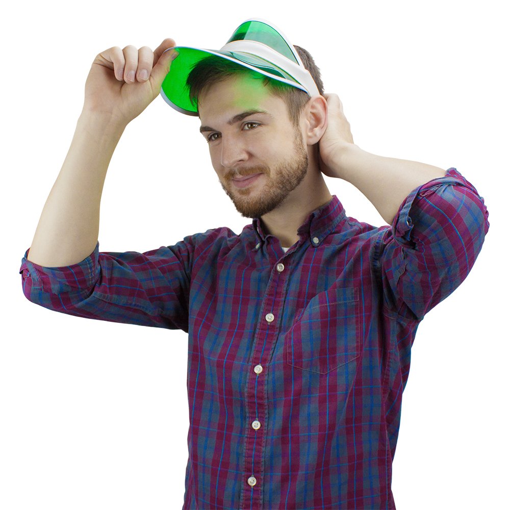 Brybelly Official Green Casino Style Dealer Visor