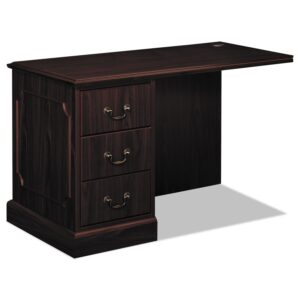 hon 94216lnn 94000 series "l" workstation left return, 48w x 24d x 29-1/2h, mahogany