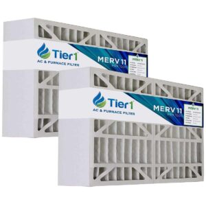 tier1 16x28x6 merv 11 replacement for lennox x5425 air filter 2 pack