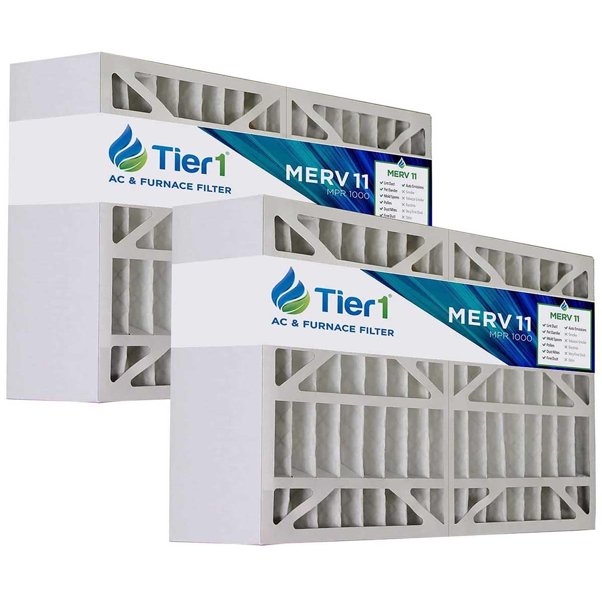 Tier1 16x28x6 Merv 11 Replacement for Lennox X5425 Air Filter 2 Pack