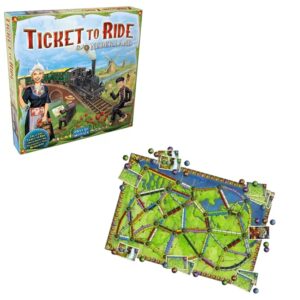 Ticket to Ride Nederland Board Game EXPANSION - Train Route-Building Strategy Game, Fun Family Game for Kids & Adults, Ages 8+, 2-5 Players, 30-60 Minute Playtime, Made by Days of Wonder