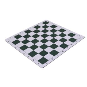 wholesale chess 20" tournament mousepad style roll-up chess board - forest green