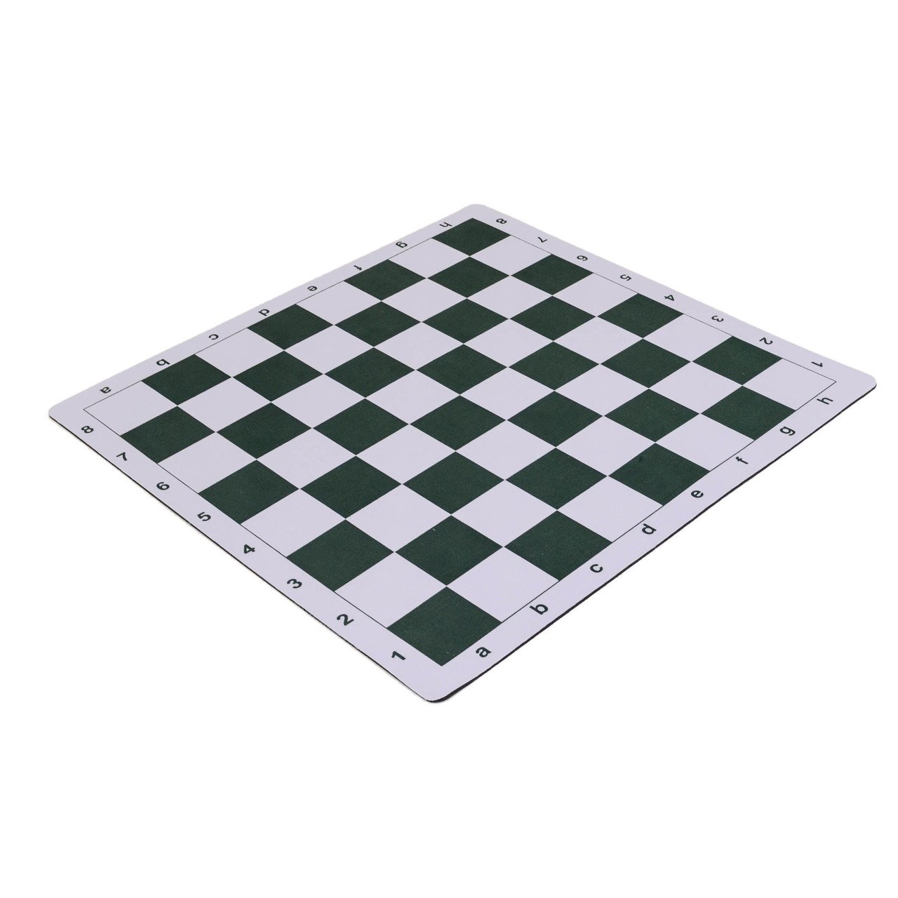 Wholesale Chess 20" Tournament Mousepad Style Roll-Up Chess Board - Forest Green