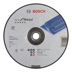 Bosch 2 608 603 531 - Best for Metal Double Layer Cutting Disc - A 30 V BF, 230 mm, 2.5 mm (pack of 1)