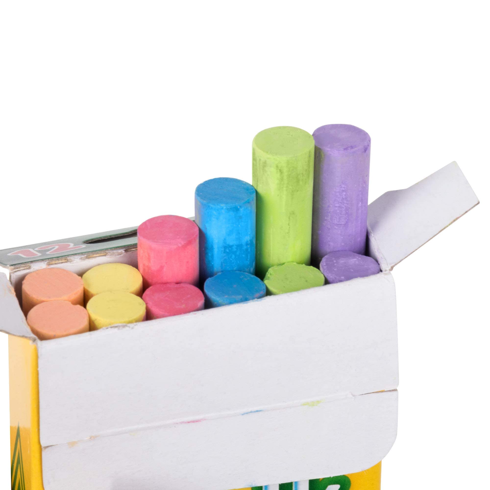 Crayola Colored Chalk Sticks 12 Count - 2 Packs