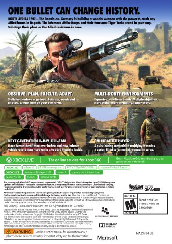 Sniper Elite III - Xbox 360 Standard Edition