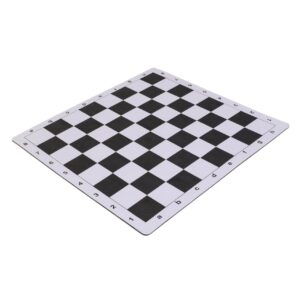 wholesale chess 20" tournament mousepad style roll-up chess board - black