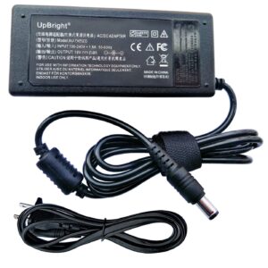 upbright 16v ac/dc adapter compatible with yamaha p-120 pro p-120s p120 s p120s pa-300c pa300c pa-300 c pa300 keyboard piano tone generator motif xs rack synthesizer sound module 2.4a power supply psu