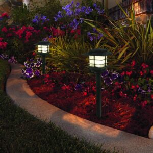 Sterno Home Paradise GL33870BK Low Voltage Cast Aluminum 3-watt LED Path, Outdoor Garden Lights, Black