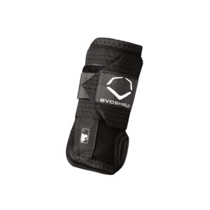 evoshield a154 sliding wrist with metal insert, black, small/medium, left hand