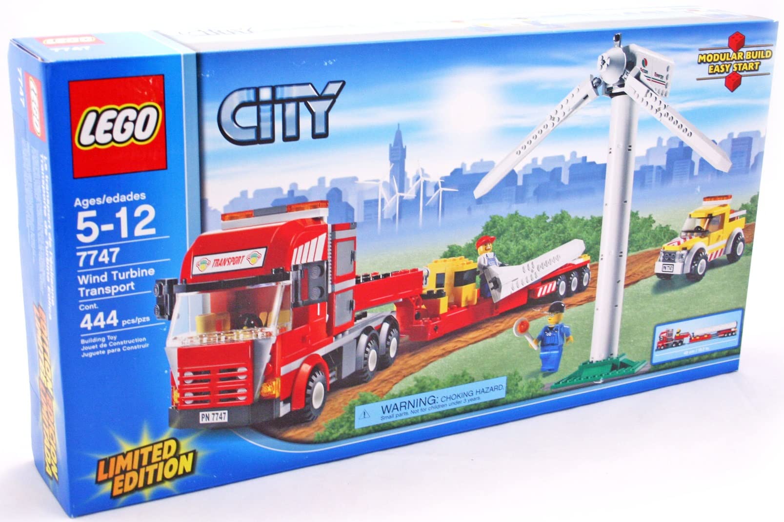 Wind Turbine Transport - LEGO set #7747-1